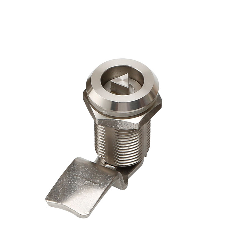 Triangular quarter-turn cam locking system