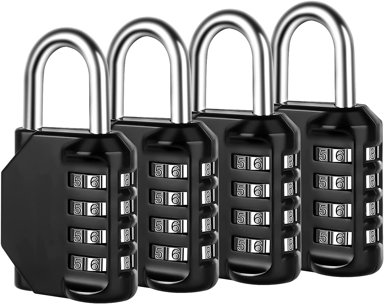 4 Digit Combination Padlock For School Gym